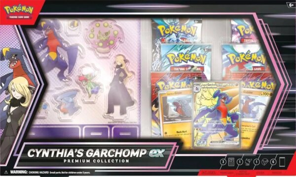 Pokemon TCG Premium-Kollektion - Cynthias Knakrack ex - Juni 2025 - d